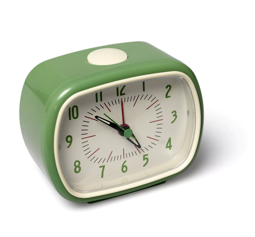 Réveil Rétro Vert - LeBazaraCaro